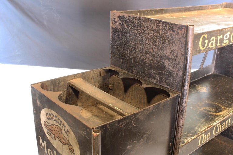 Vintage Gargoyle Mobil Oil Metal Display Rack at 1stDibs | mobil oil ...