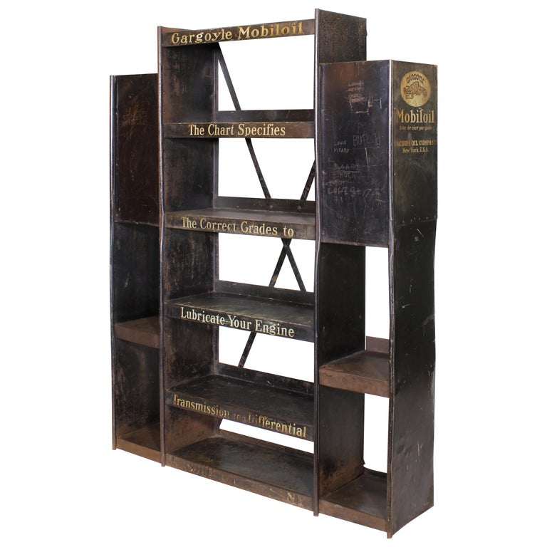Vintage Gargoyle Mobil Oil Metal Display Rack at 1stDibs | mobil oil ...