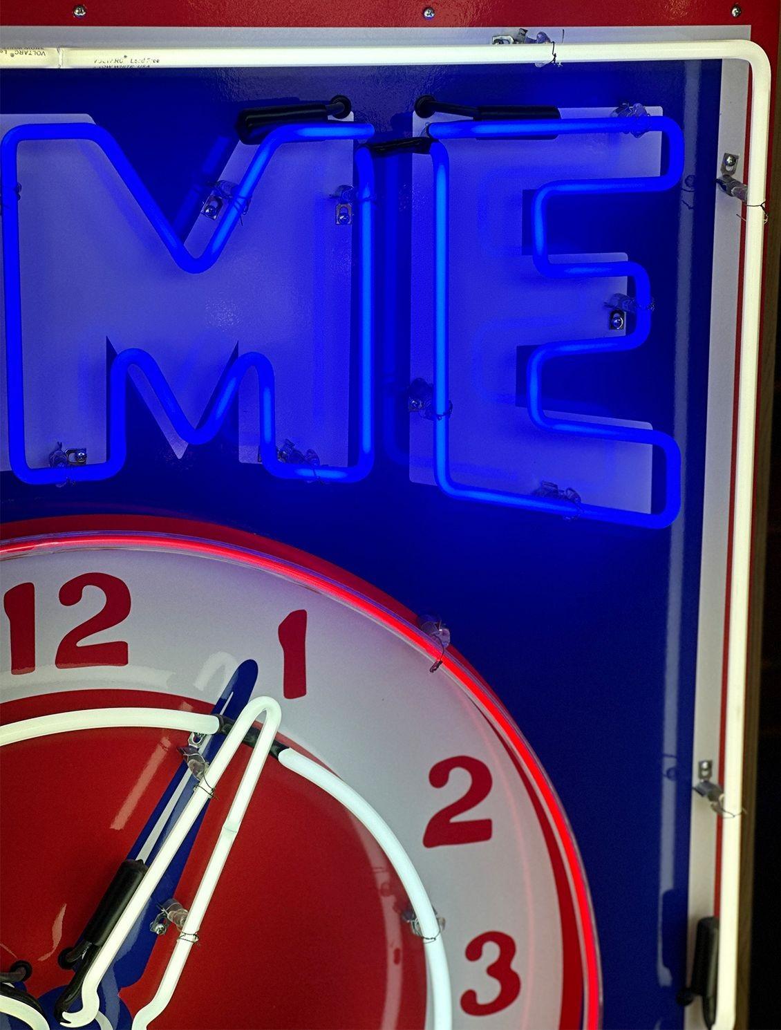 Vintage Gas Station Neon Sign, 20th Century For Sale at 1stDibs