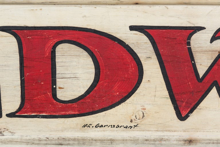 Vintage General Store Hardware Sign at 1stDibs
