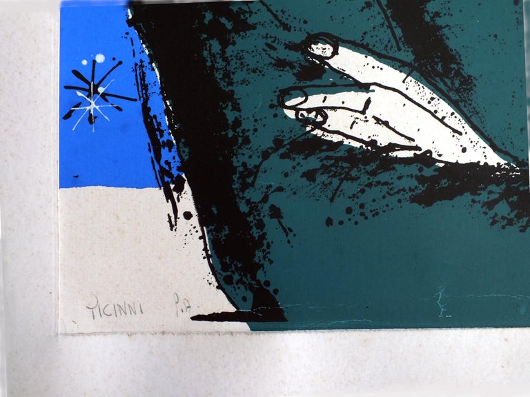 Vintage Gennaro Picinni Bari Italy Screenprint Napoleone For Sale at ...