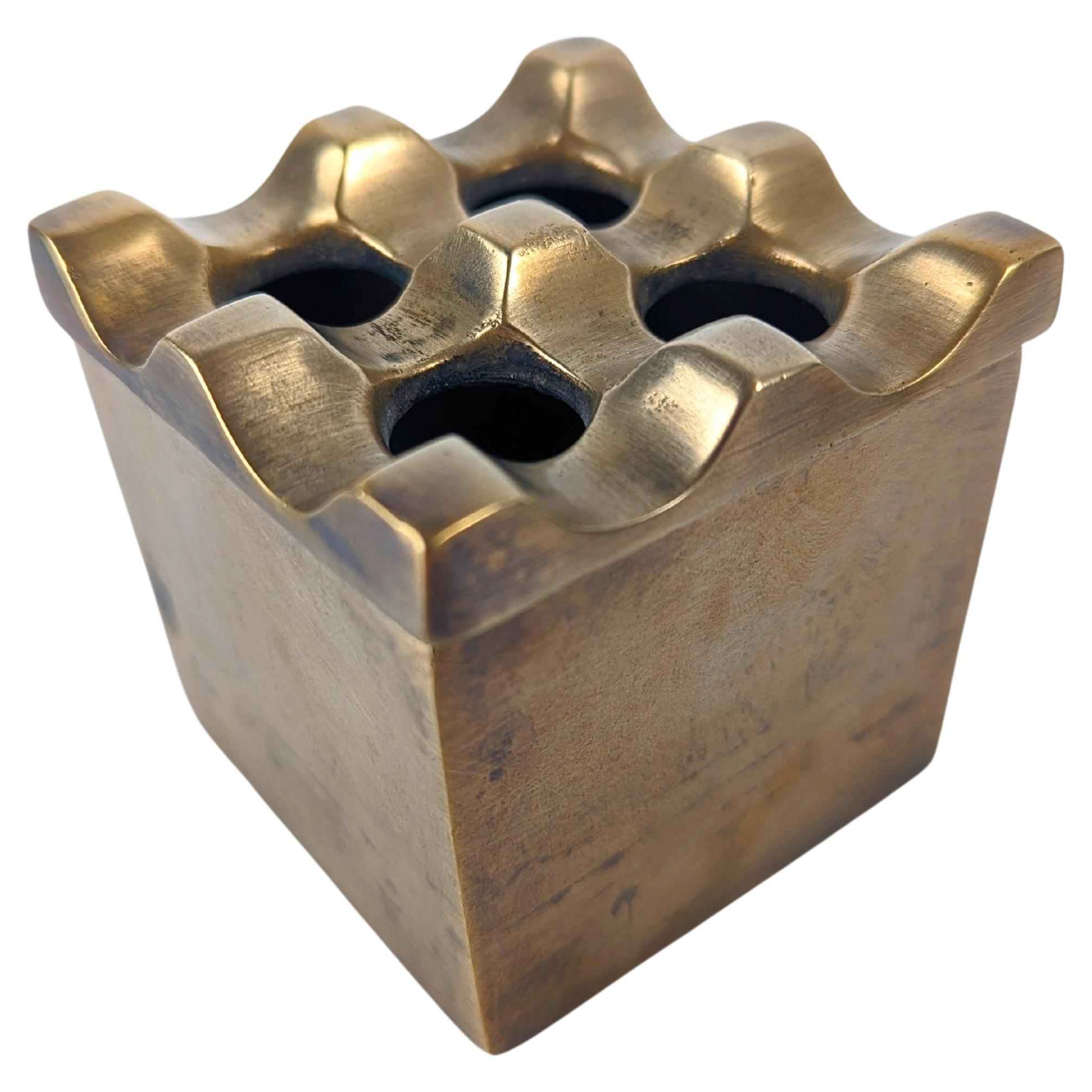 Vintage Geometric Box Ashtray by MCM Beck and Jung 1970s For Sale at ...