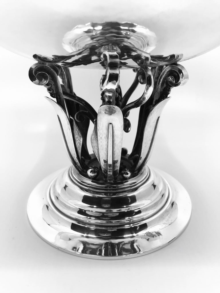 Vintage Georg Jensen Bowl 196 by Johan Rohde For Sale at 1stDibs