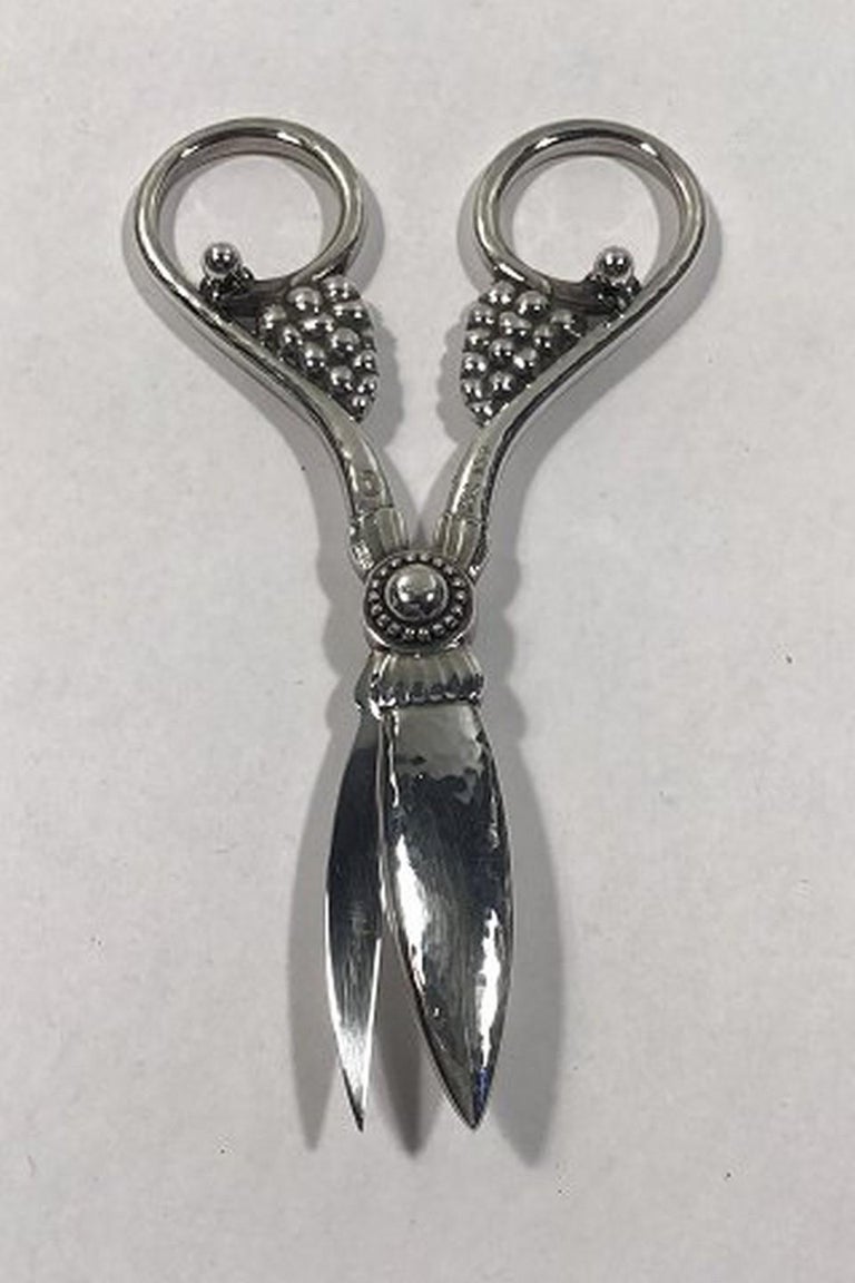 Vintage Georg Jensen Sterling Silver Grape Shears No 139 at 1stDibs