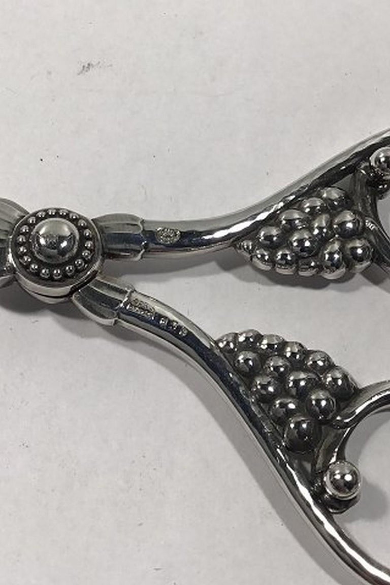 Vintage Georg Jensen Sterling Silver Grape Shears No 139 at 1stDibs