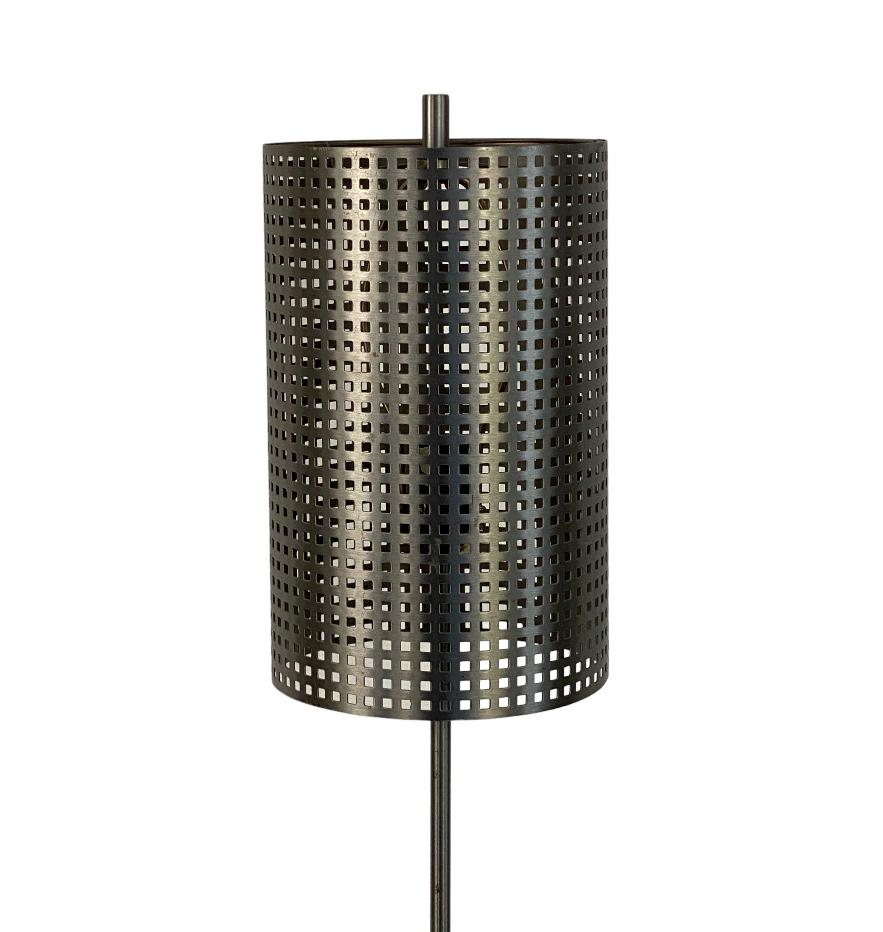 Vintage George Kovacs “Grid” Floor Lamp with Metal Shade at 1stDibs