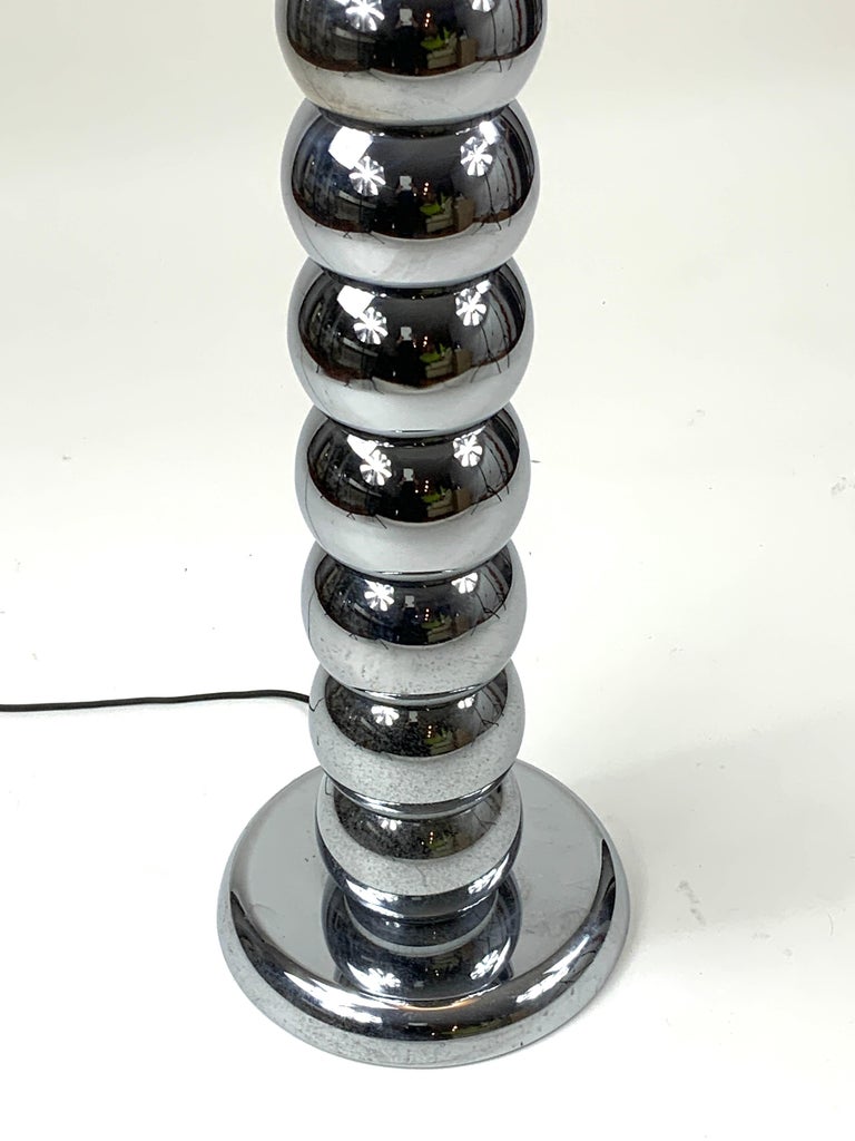 Vintage George Kovacs Stacked Chrome Ball Floor Lamp, 1970’s For Sale ...