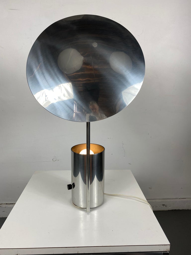 Vintage, George Nelson, Koch and Lowy Chrome Table Lmap at 1stDibs