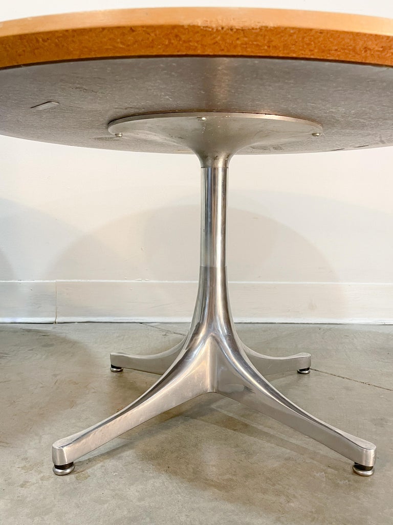 Vintage George Nelson Pedestal Tables 5452 at 1stDibs