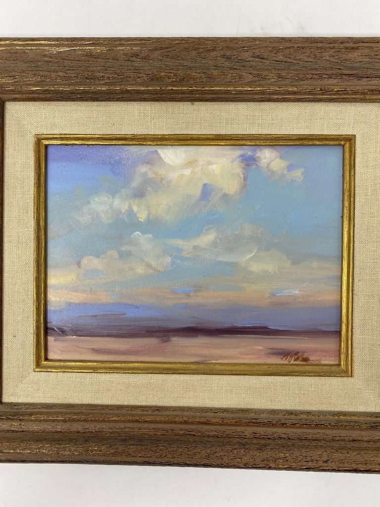 Vintage George Pate “New Mexico Desert” Original Painting For Sale at ...