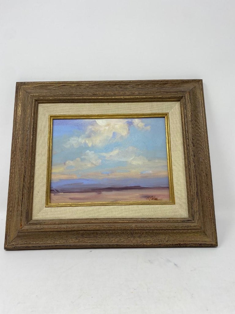 Vintage George Pate “New Mexico Desert” Original Painting For Sale at ...