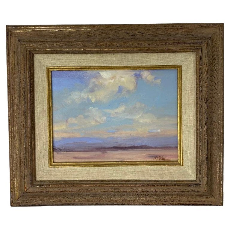 Vintage George Pate “New Mexico Desert” Original Painting For Sale at ...