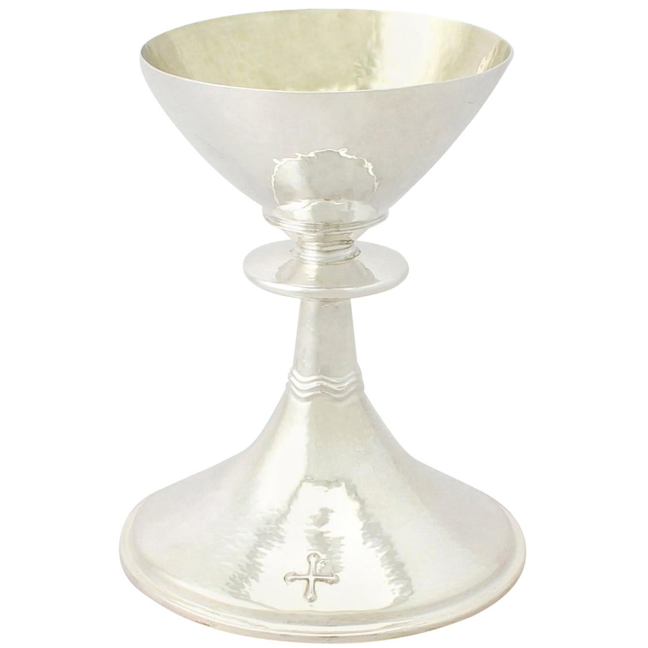 Gothic Revival Boxed Sterling Silver Travelling Communion Set from 1929 ...