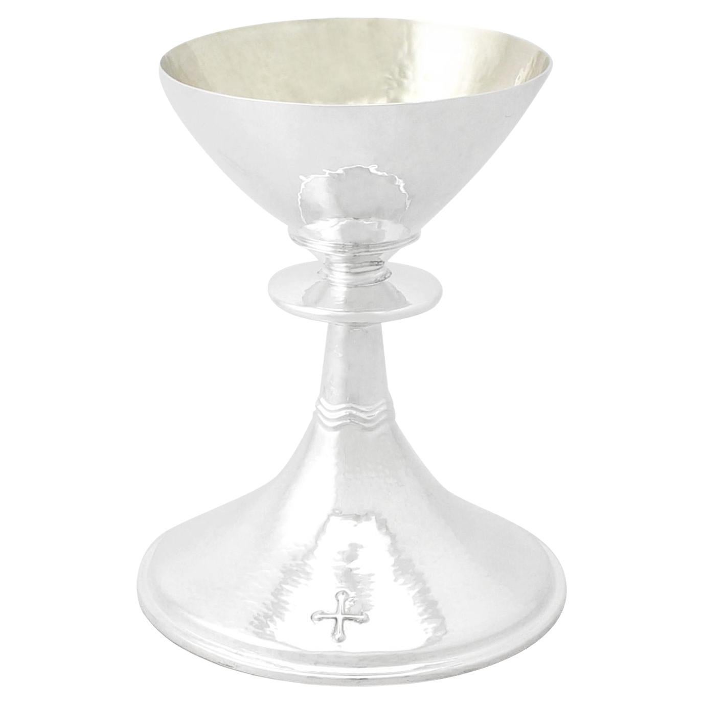 English Silver Chalice and Paten For Sale at 1stDibs
