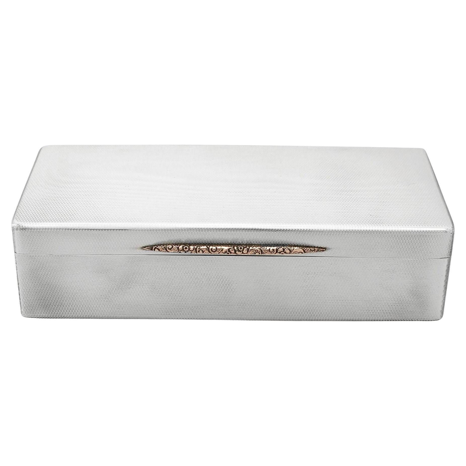 George V Sterling Silver Money Box Birmingham, 1931 S Blanckensee and ...