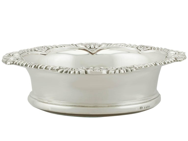 Roberts and Belk Vintage Sterling Silver Coasters For Sale at 1stDibs