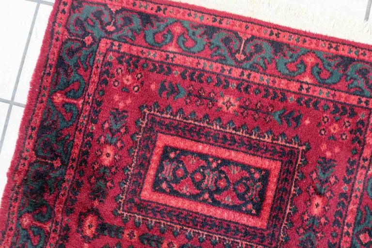 Vintage German Baluch Style Rug, 1960s, 1C939 For Sale at 1stDibs