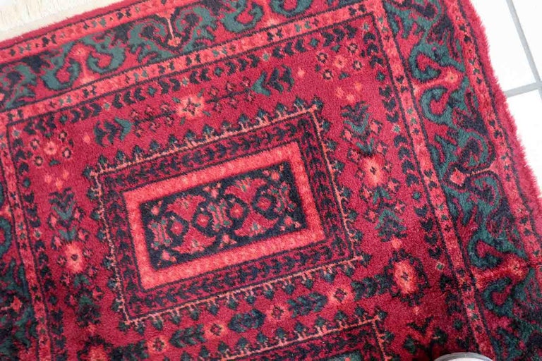 Vintage German Baluch Style Rug, 1960s, 1C939 For Sale at 1stDibs