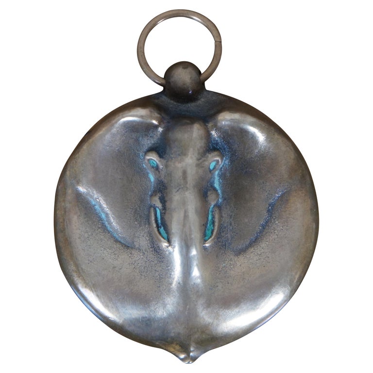 Vintage German Hotel Elephant Weimar Heavy Brass Room Key Chain Fob For ...