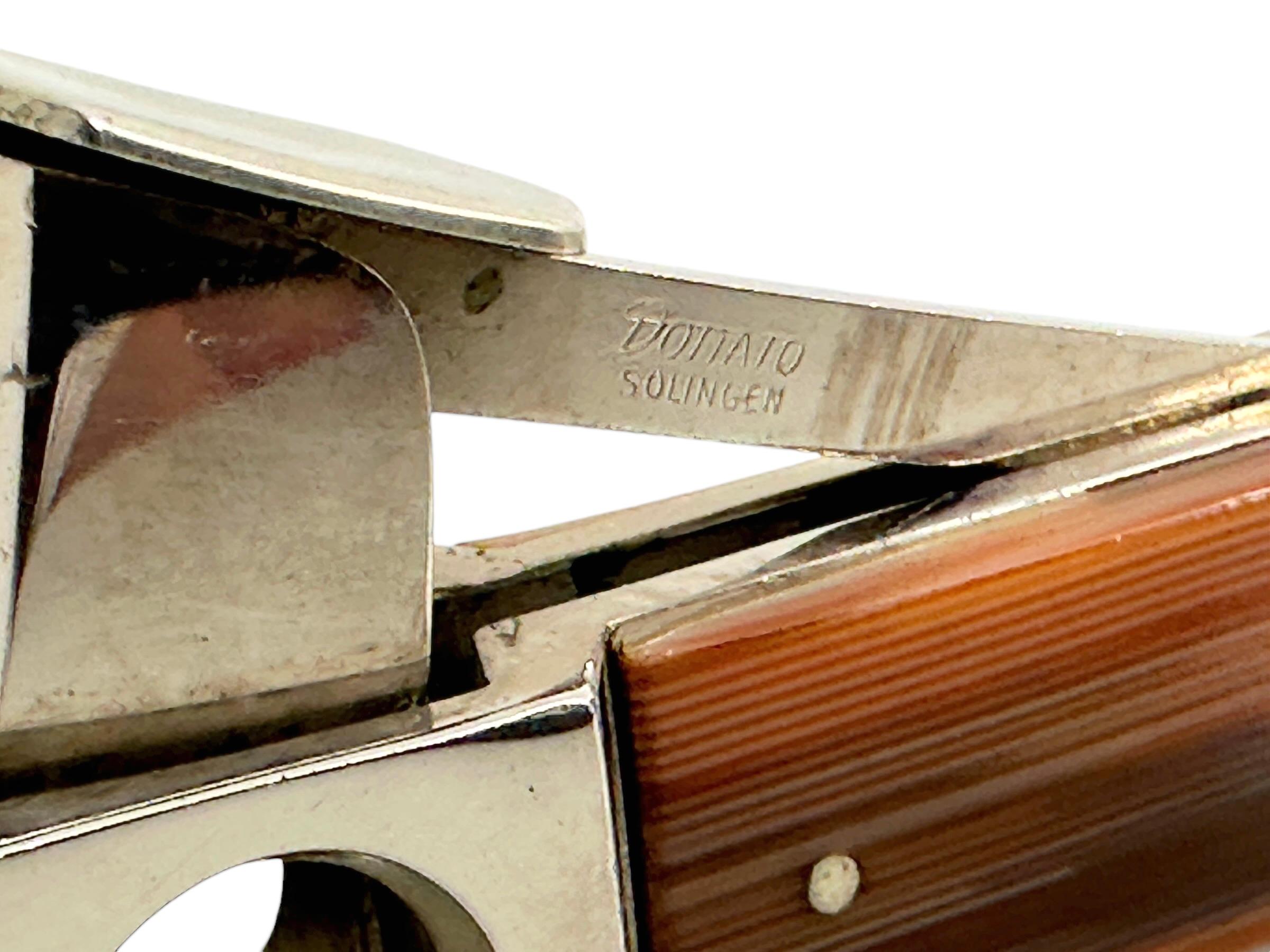 Vintage German Mid-Century Modern Cigar Cutter by Donato Solingen ...