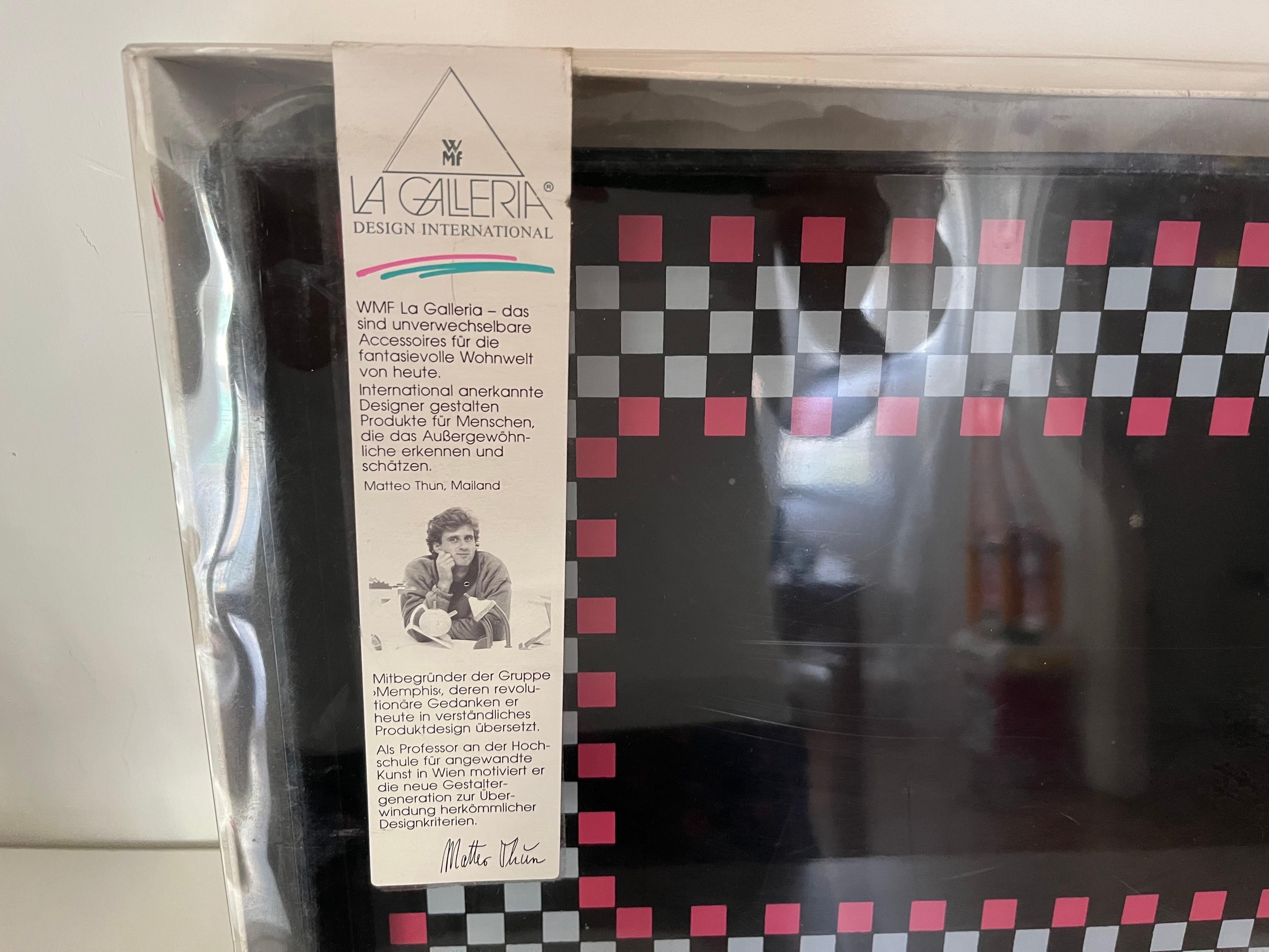 Vintage German Postmodern Tray by Matteo Thun for WMF, 1980s For Sale at 1stDibs