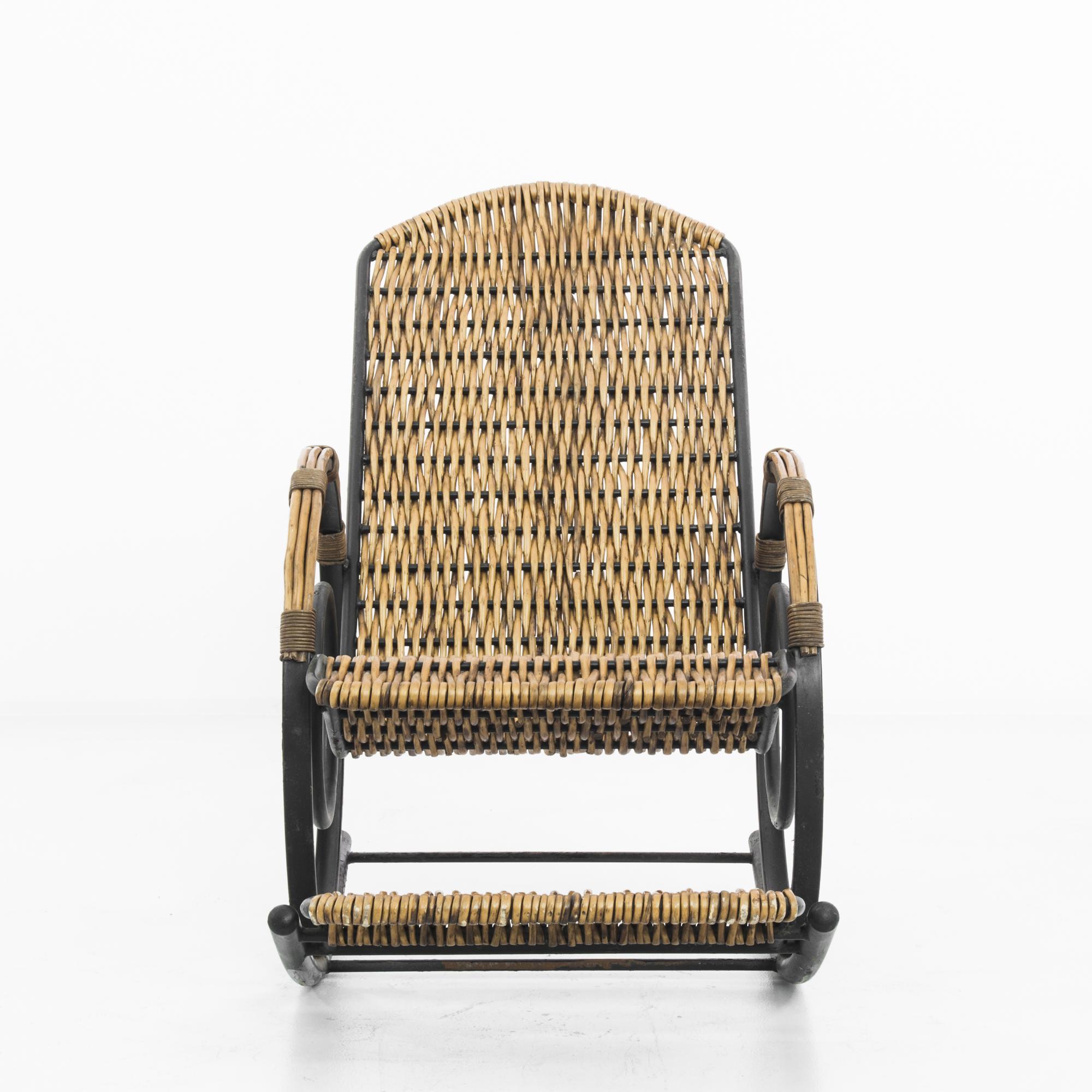 Vintage German Rocking Chair at 1stDibs | double rocking chair
