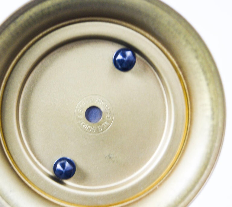 Vintage Germany 8 Day Domed Mantle Desk Clock by Schatz For Sale at 1stDibs