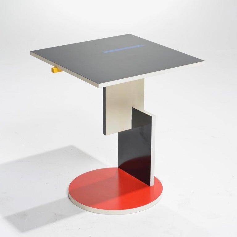 Vintage Gerrit Rietveld Schroder End Table For Sale at 1stDibs