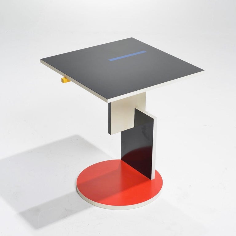 Vintage Gerrit Rietveld Schroder End Table For Sale at 1stDibs