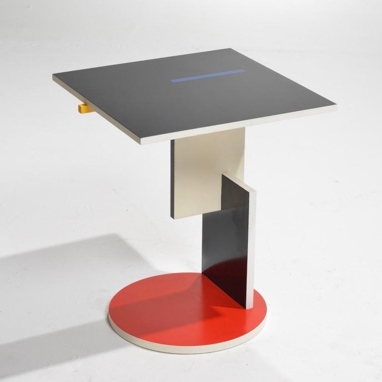 Vintage Gerrit Rietveld Schroder End Table For Sale at 1stDibs