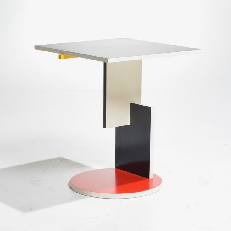 Vintage Gerrit Rietveld Schroder End Table For Sale at 1stDibs