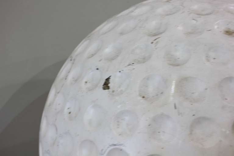 Vintage Giant Fiberglass Ram 3-D Prop Golf Ball at 1stDibs