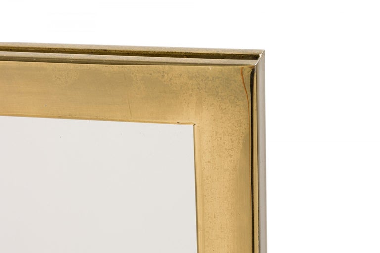 Vintage Gilt Metal Standing Frame Display Stand For Sale at 1stDibs