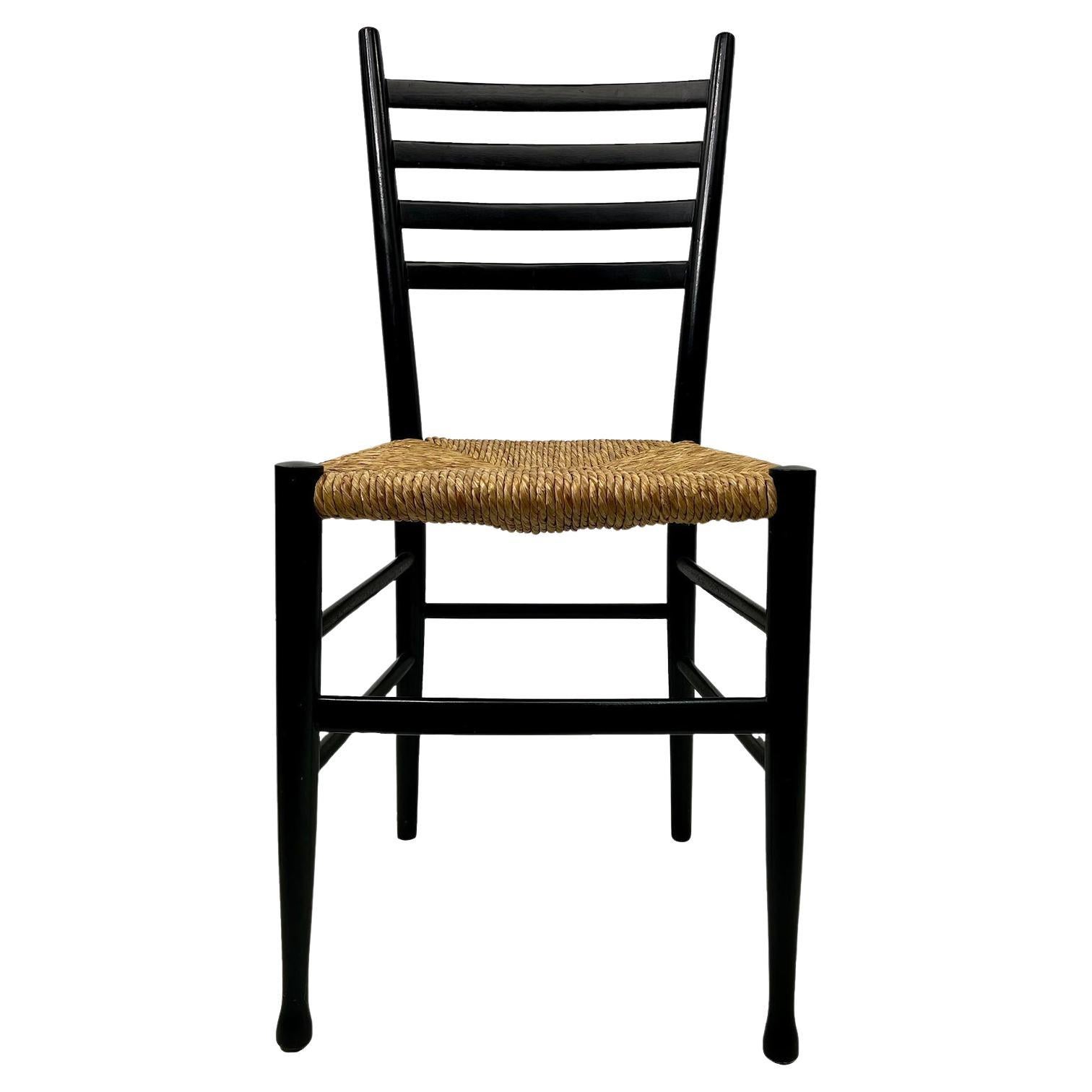 Gio Ponti Style Chair at 1stDibs