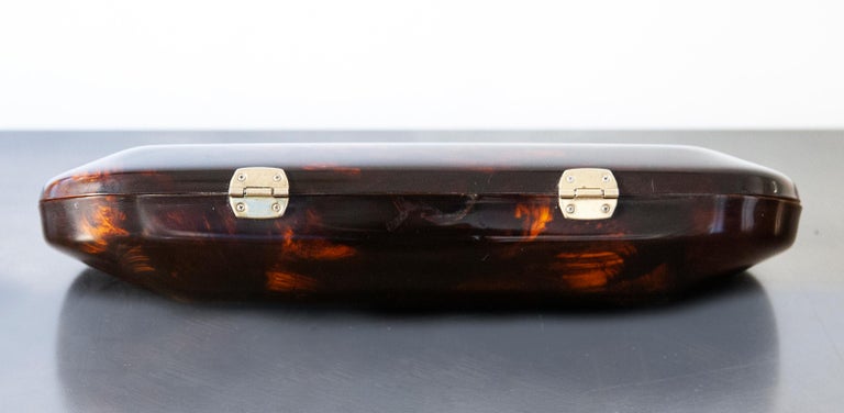 Vintage Giorgio Armani Huge Acrylic Box For Sale at 1stDibs