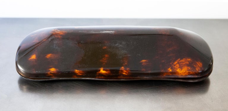 Vintage Giorgio Armani Huge Acrylic Box For Sale at 1stDibs