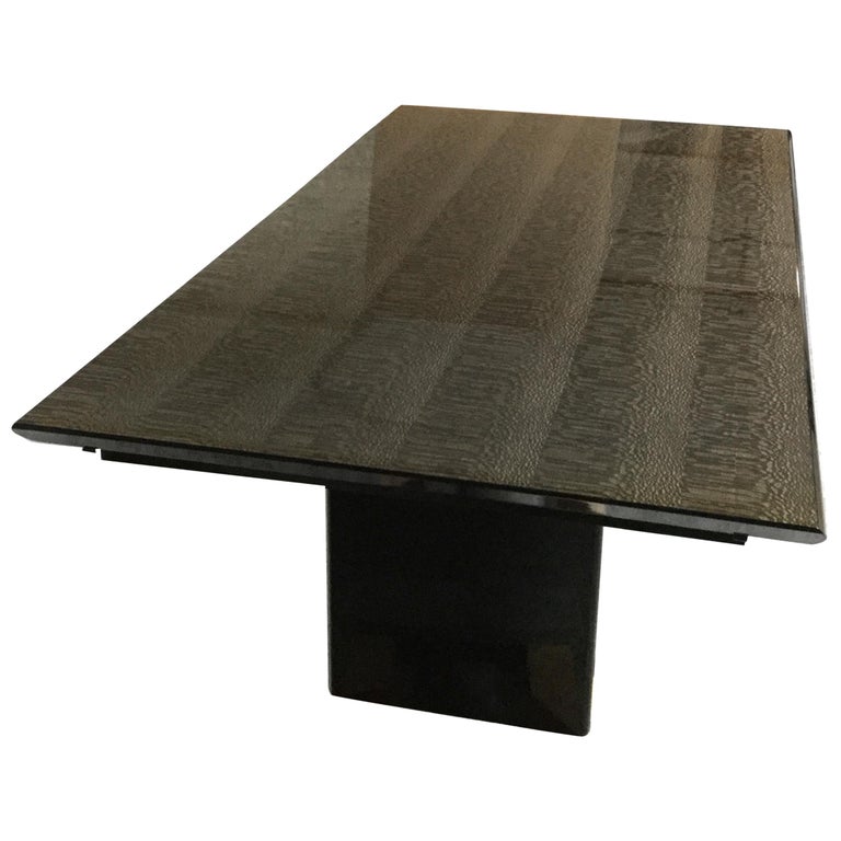 Vintage "Giorgio Collection" Italian Snakewood Dining Table For Sale at ...