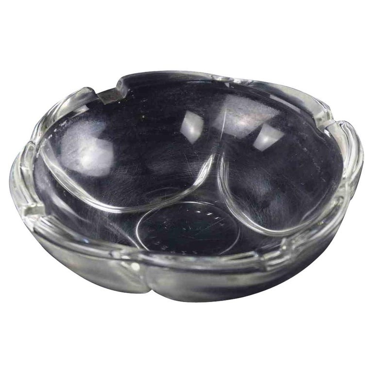 Vintage Glass Ashtray, 1970s For Sale at 1stDibs