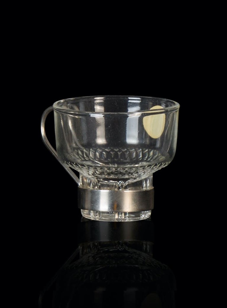 Vintage Glass Coffee Set, Italy, 1970s For Sale at 1stDibs