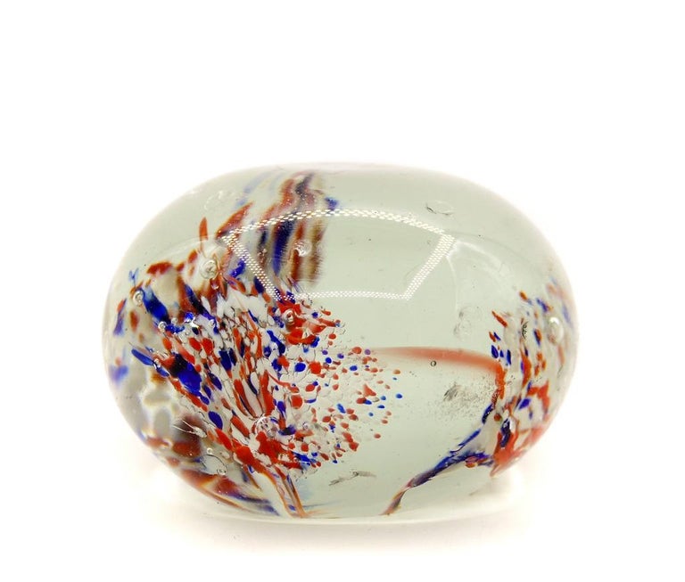 Vintage Glass Paperweight, Northern Europe, 1970s For Sale at 1stDibs
