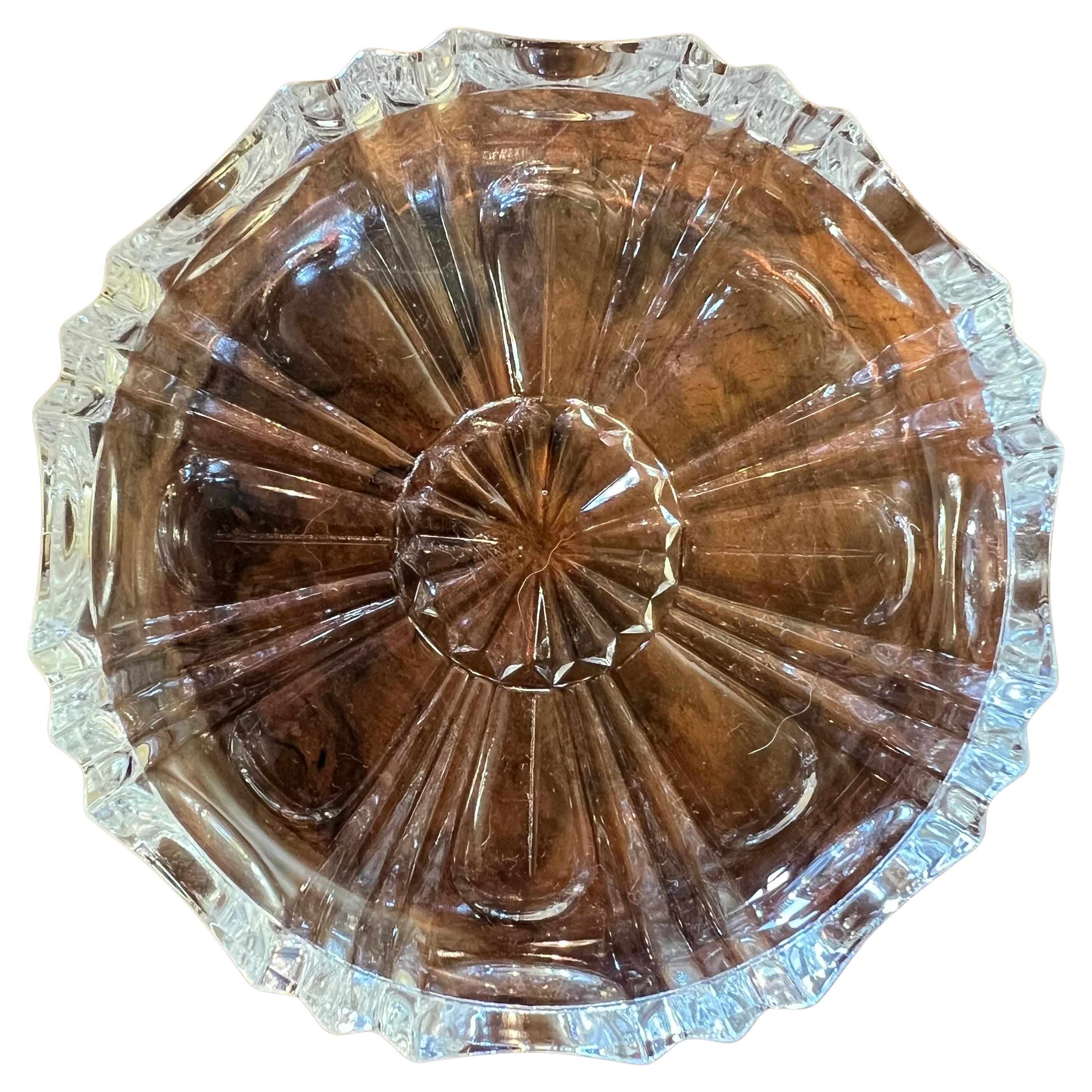 Vintage Glass Small Dish For Sale at 1stDibs