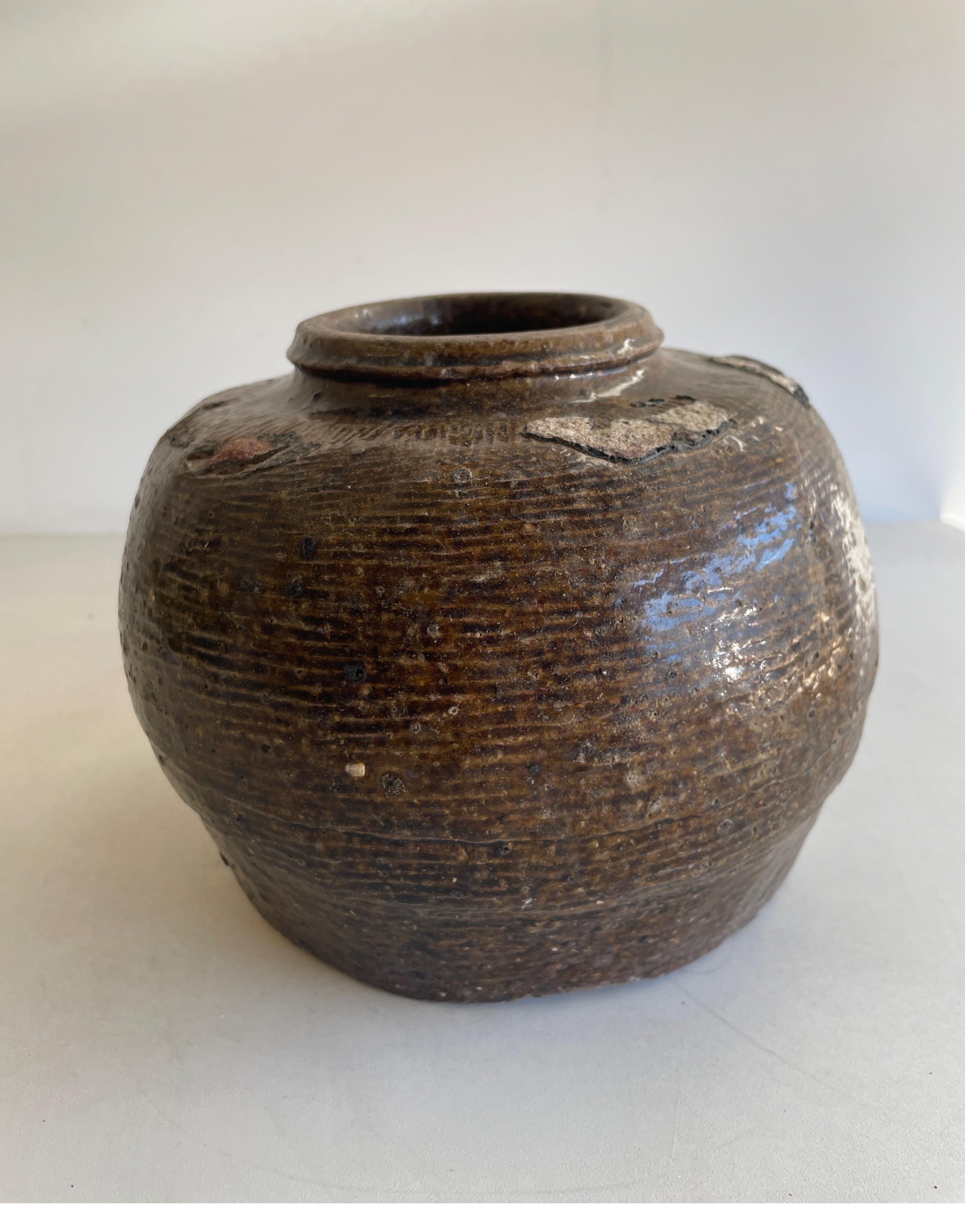 Vintage Glazed Brown Pottery For Sale at 1stDibs | vintage brown glazed ...