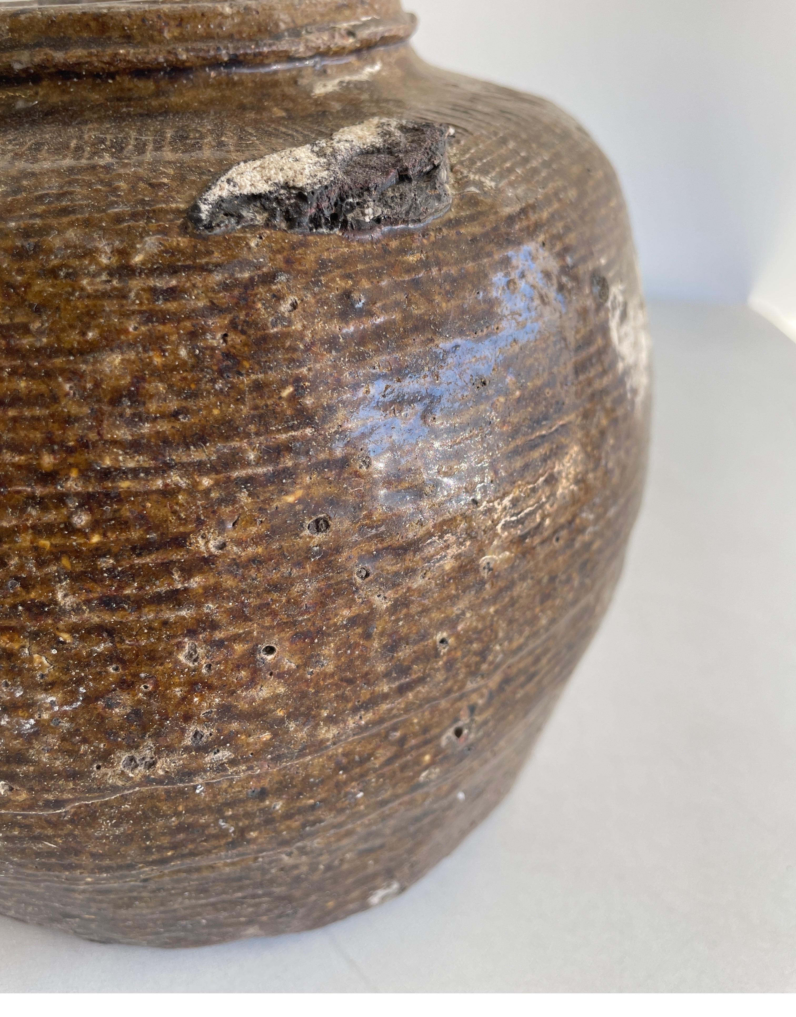 Vintage Glazed Brown Pottery For Sale at 1stDibs | vintage brown glazed ...