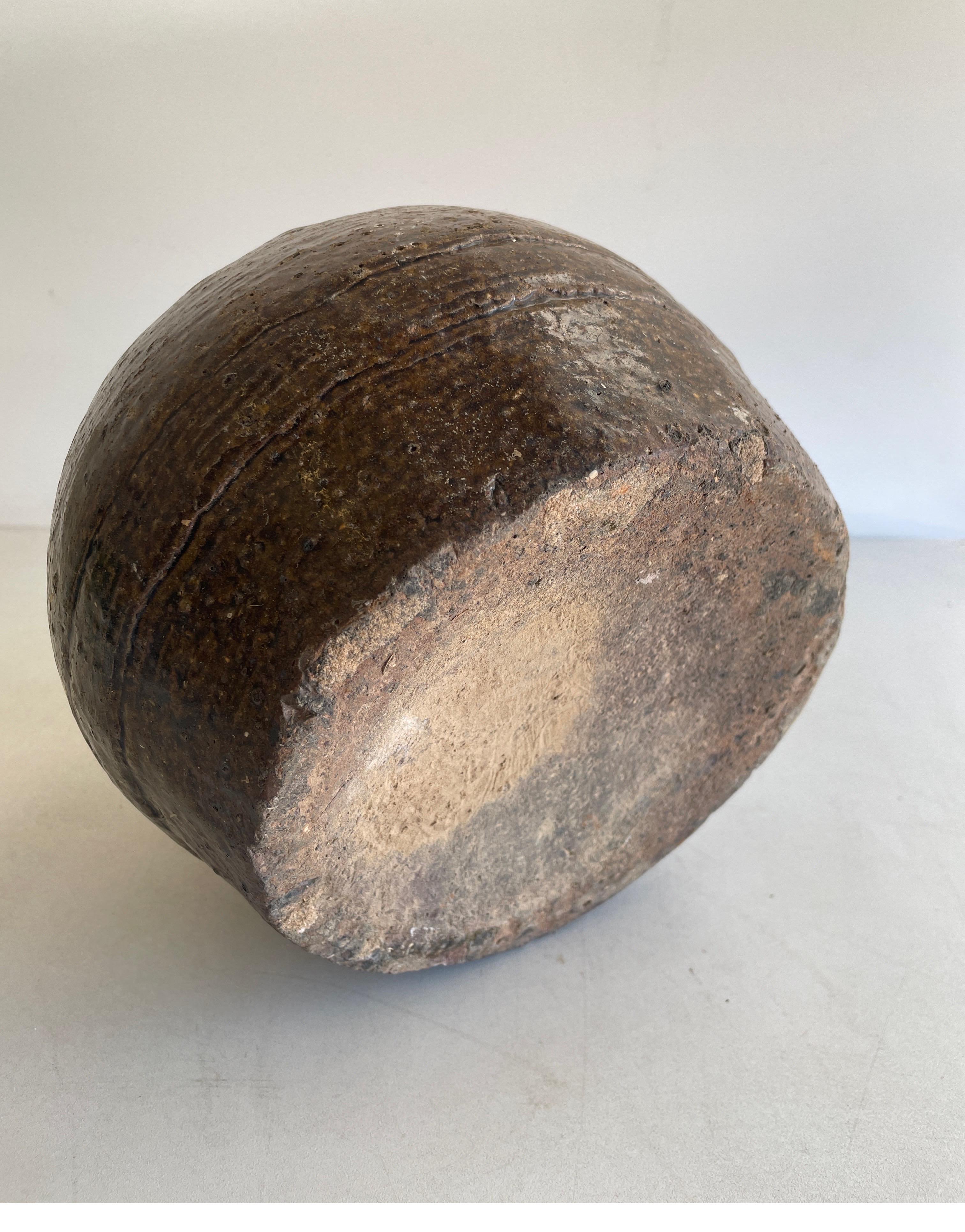 Vintage Glazed Brown Pottery For Sale at 1stDibs | vintage brown glazed ...