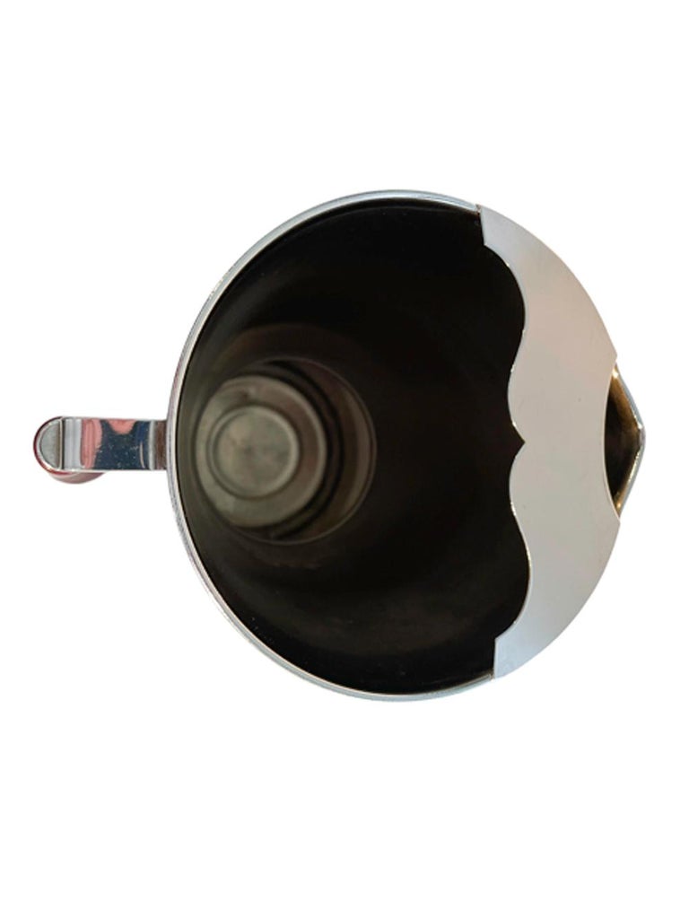 Vintage Glo-Hill Chrome Bar Pitcher with Red Bakelite Handle For Sale ...