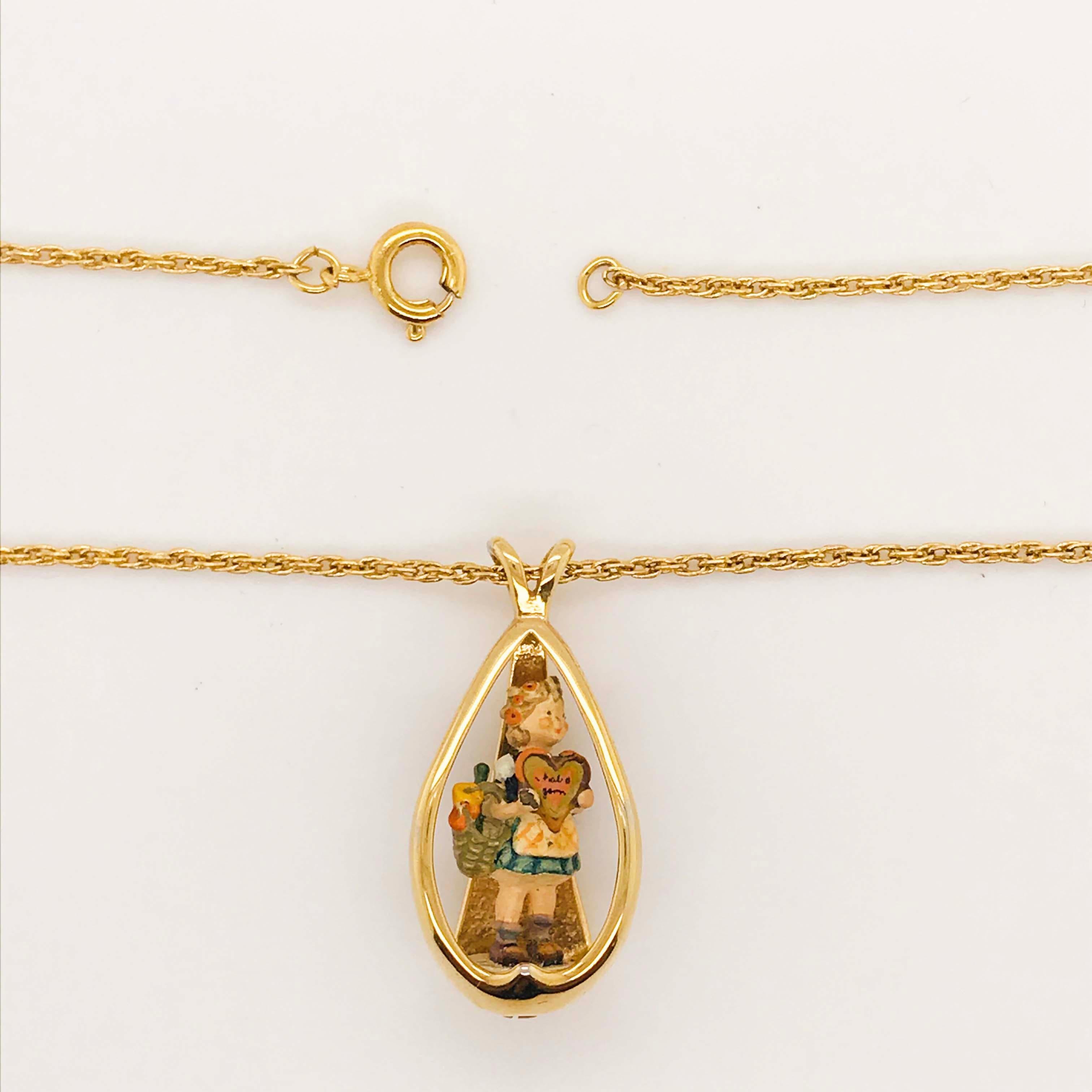 Vintage Goebel and Hummel RARE Valentine Necklace Goebel Collector's ...