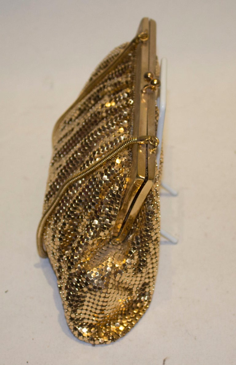 Vintage Gold Chain Mail Evening Bag at 1stDibs | gold evening bags ...