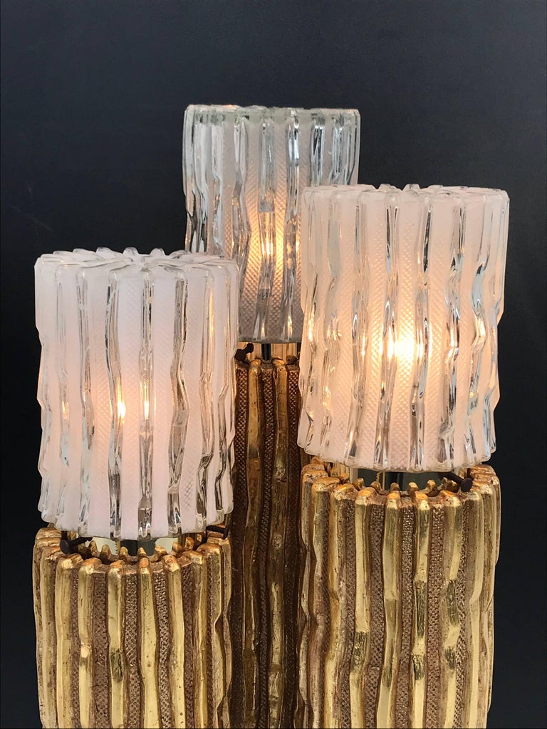 Vintage Gold Leafed Cactus Lamp at 1stDibs | vintage cactus lamp, gold ...