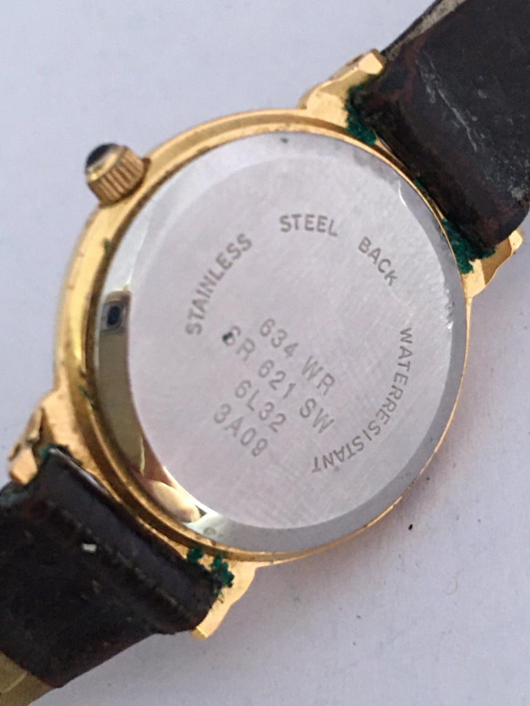 Vintage Gold-Plated and Stainless Steel Back Accurist Quartz Ladies ...