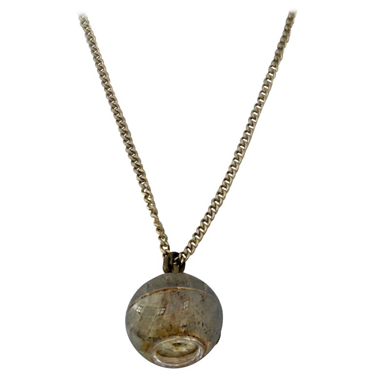 Vintage Gold-Plated Bvler Mechanical Pendant Ball Watch For Sale at ...